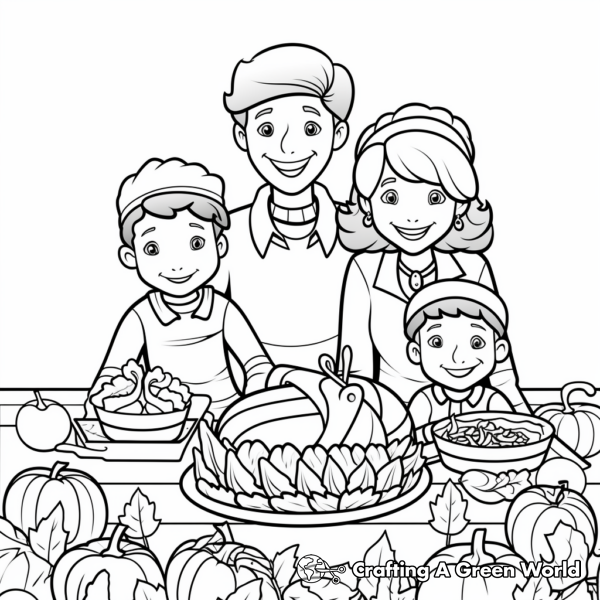 Happy Thanksgiving Sign Coloring Pages - Free & Printable!