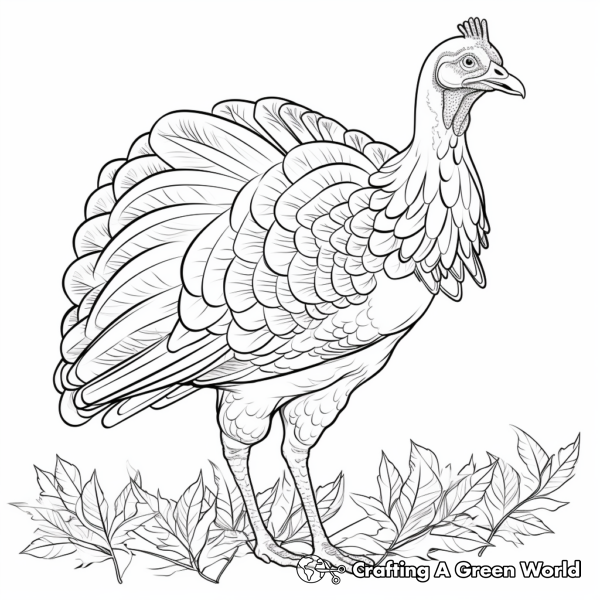 Wild Turkey Coloring Pages - Free & Printable!