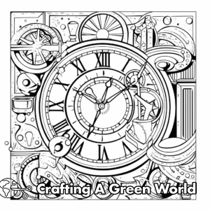 New Years For Adults Coloring Pages - Free & Printable!