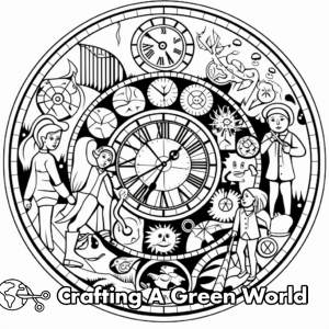 New Years For Adults Coloring Pages - Free & Printable!
