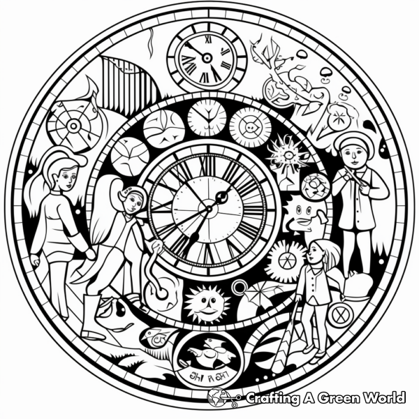 New Years For Adults Coloring Pages - Free & Printable!