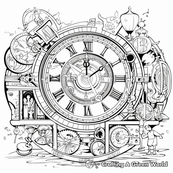 New Years For Adults Coloring Pages - Free & Printable!