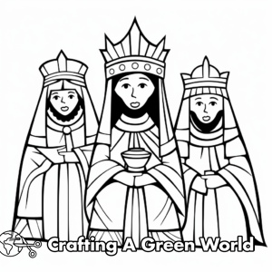 Nativity Coloring Pages - Free & Printable!
