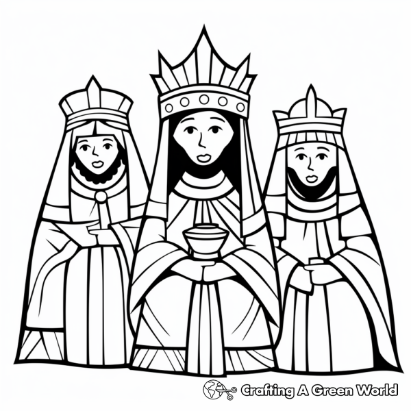 Nativity Coloring Pages - Free & Printable!