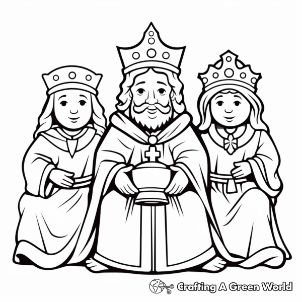Nativity Coloring Pages - Free & Printable!
