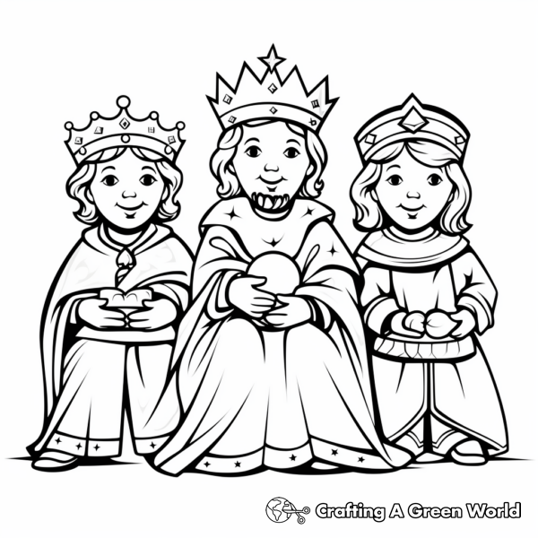 Nativity Coloring Pages - Free & Printable!