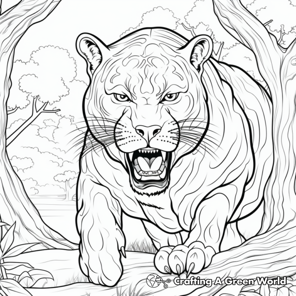 Panther Coloring Pages - Free & Printable!