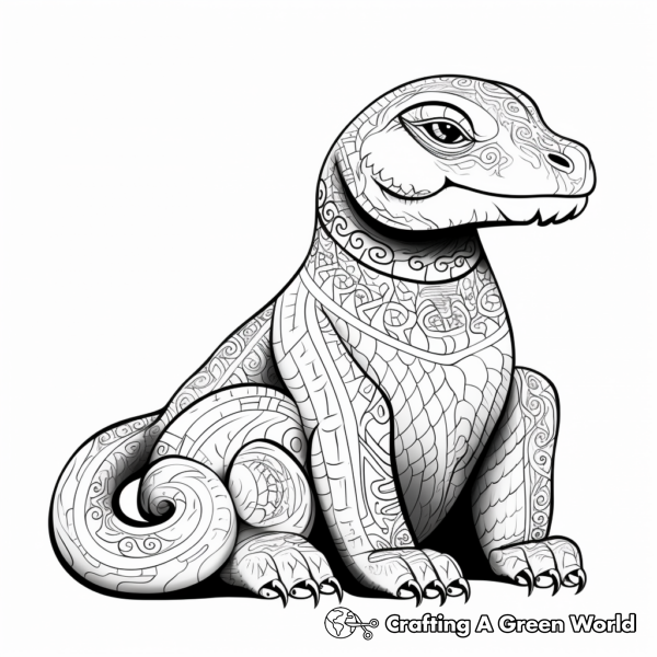 Komodo Dragon Coloring Pages - Free & Printable!