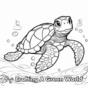 Sea Turtle Coloring Pages - Free & Printable!