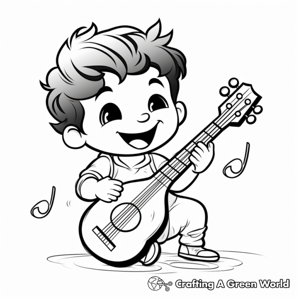 Guitar Coloring Pages - Free & Printable!