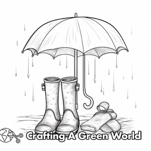 Rainy Day Coloring Pages - Free & Printable!