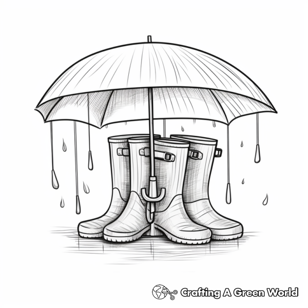 Rainy Day Coloring Pages - Free & Printable!