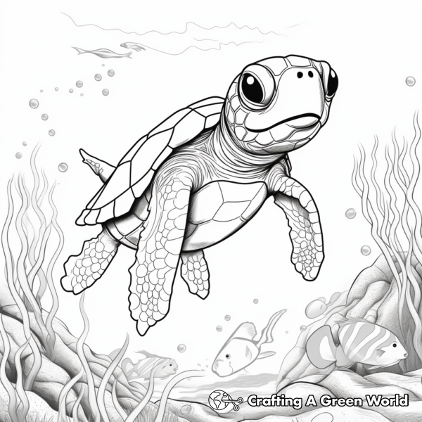 T Is For Turtle Coloring Pages - Free & Printable!