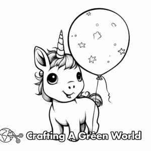 Unicorn Birthday Coloring Pages - Free & Printable!