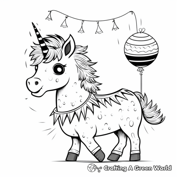 Unicorn Birthday Coloring Pages - Free & Printable!