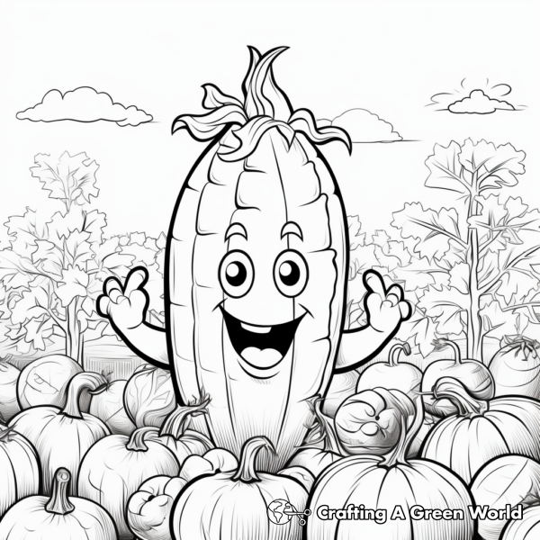 Vegetable Coloring Pages - Free & Printable!