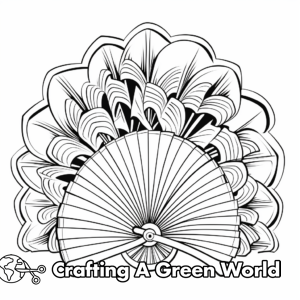 Fan Coloring Pages - Free & Printable!