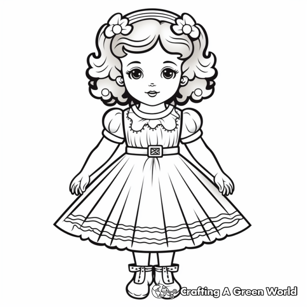 Doll Coloring Pages - Free & Printable!