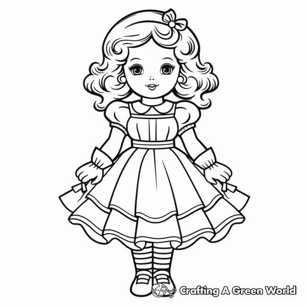 Doll Coloring Pages - Free & Printable!