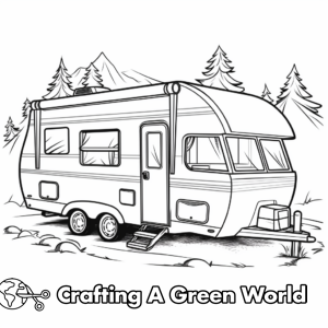 Camper & RV Coloring Pages - Free & Printable!