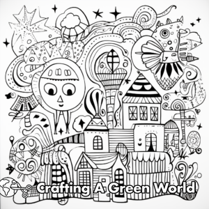 Doodle Coloring Pages - Free & Printable!