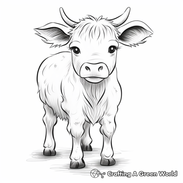 Highland Cow Coloring Pages - Free & Printable!