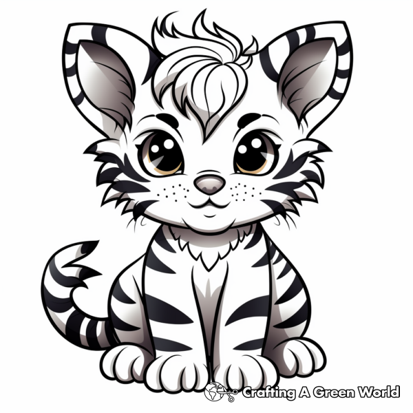 Cute Tiger Coloring Pages - Free & Printable!