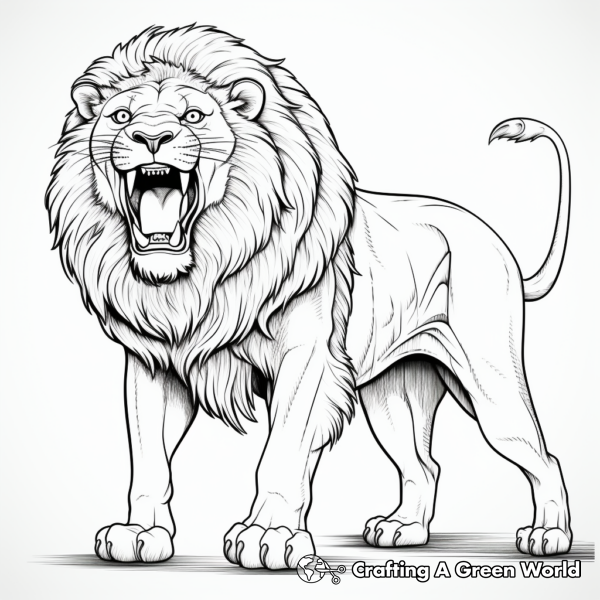 Lion Coloring Pages - Free & Printable!