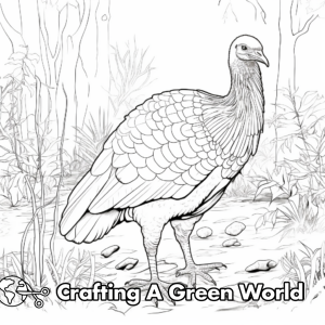 Wild Turkey Coloring Pages - Free & Printable!
