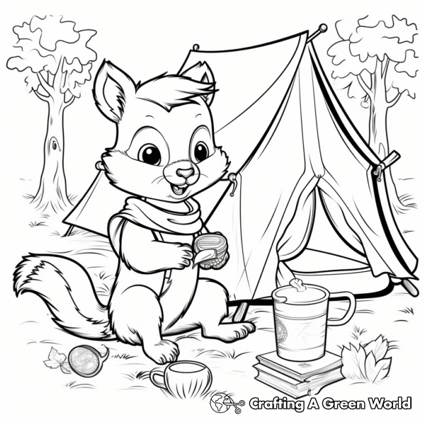 Camping Coloring Pages - Free & Printable!