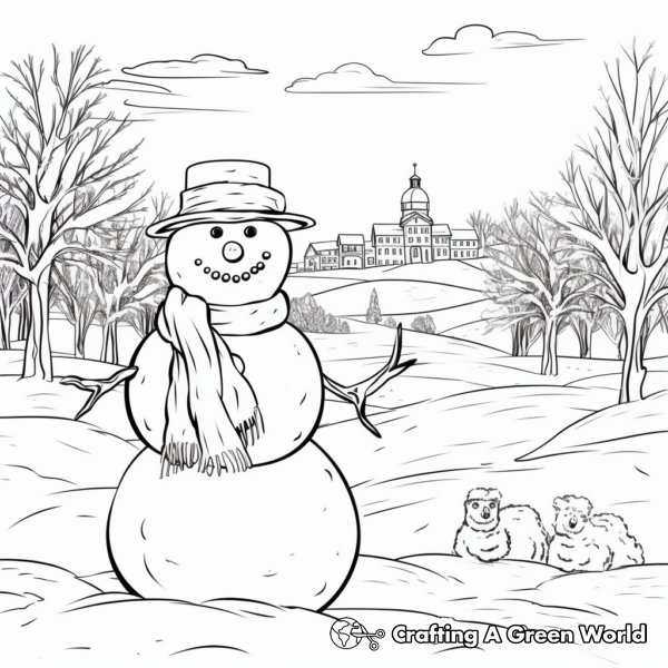 Snowman Coloring Pages - Free & Printable!
