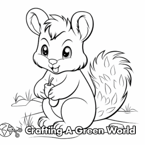 Squirrel Coloring Pages - Free & Printable!