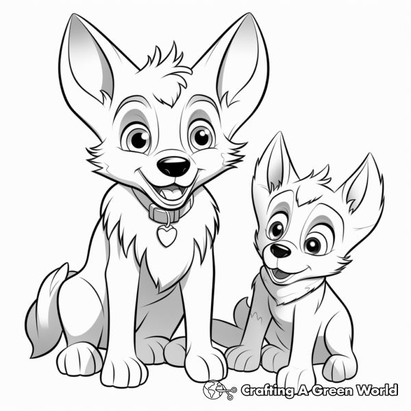 Wolf Pup Coloring Pages - Free & Printable!