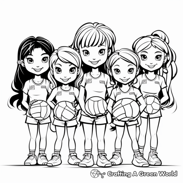 Volleyball Coloring Pages - Free & Printable!