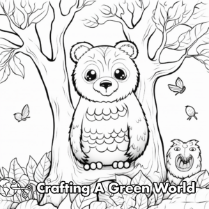 Fall Animal Coloring Pages - Free & Printable!