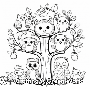 Fall Animal Coloring Pages - Free & Printable!