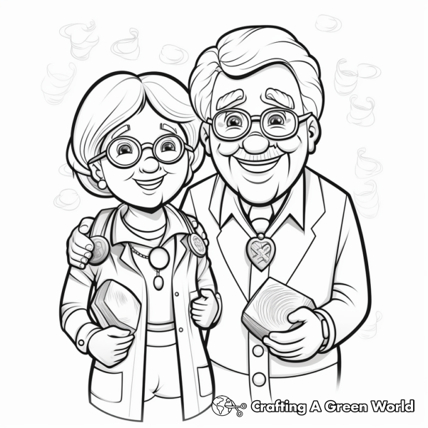 Grandparents Day Coloring Pages - Free & Printable!