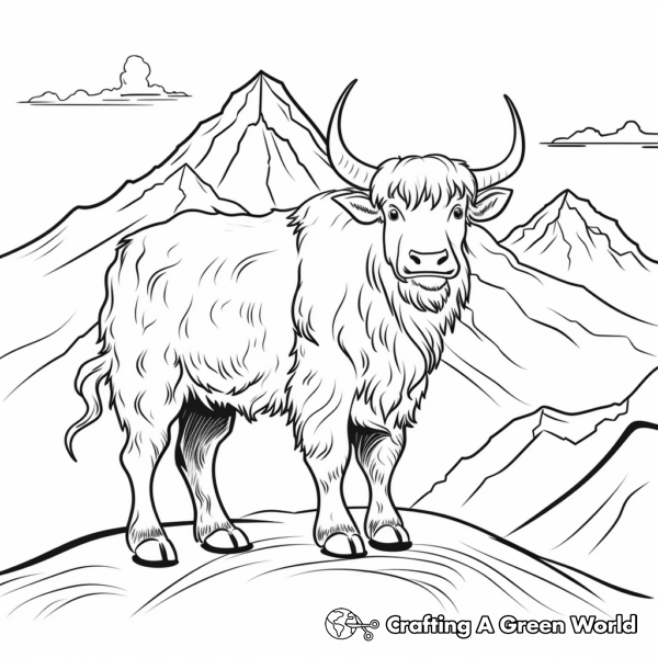 Yak Coloring Pages - Free & Printable!
