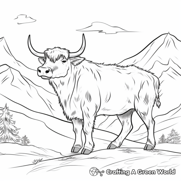 Yak Coloring Pages - Free & Printable!