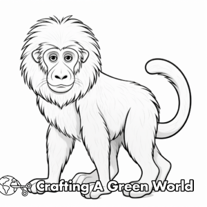 Baboon Coloring Pages - Free & Printable!