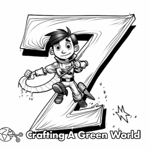 Letter Z Coloring Pages - Free & Printable!