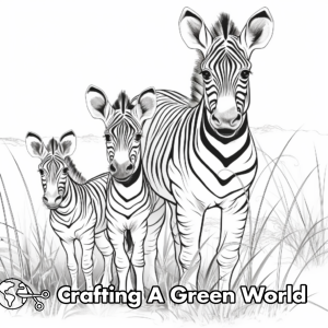 Zebra Coloring Pages - Free & Printable!