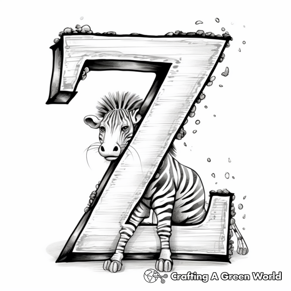 Letter Z Coloring Pages - Free & Printable!