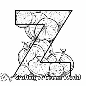 Letter Z Coloring Pages - Free & Printable!