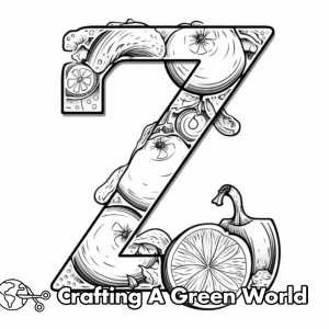 Letter Z Coloring Pages - Free & Printable!