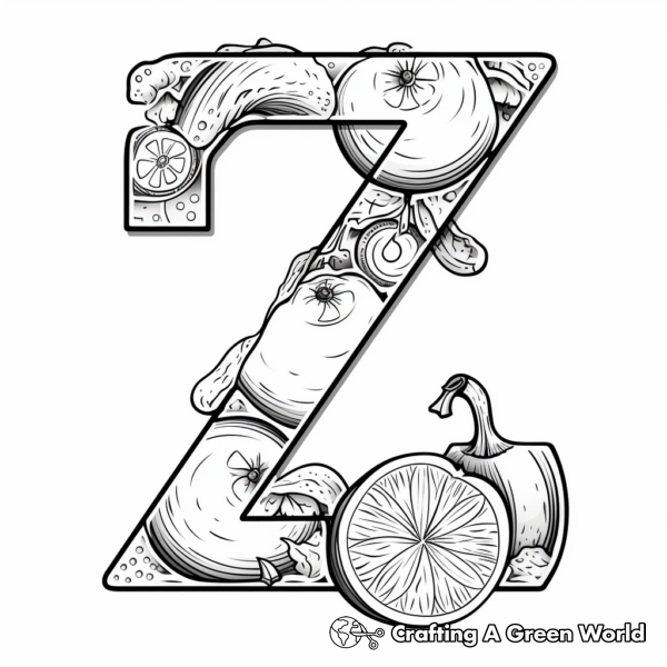Letter Z Coloring Pages - Free & Printable!