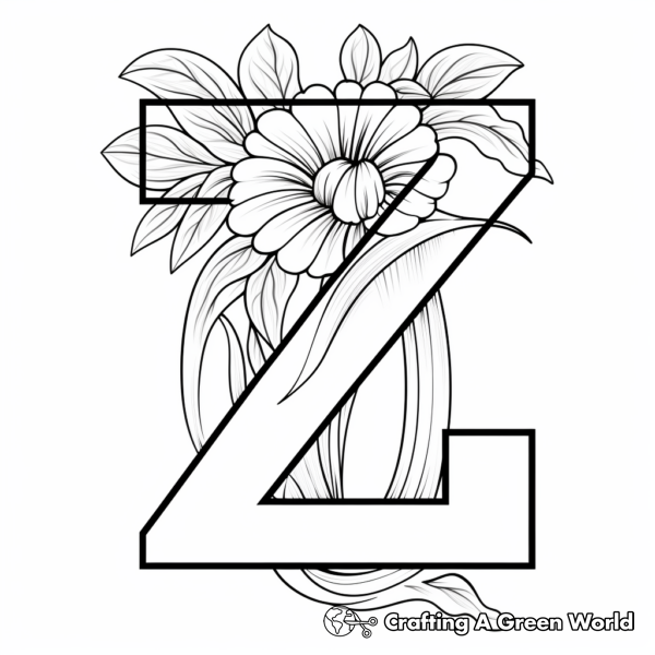 Letter Z Coloring Pages - Free & Printable!