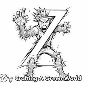 Letter Z Coloring Pages - Free & Printable!