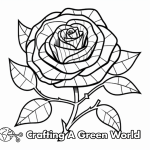 Rose Coloring Pages - Free & Printable!