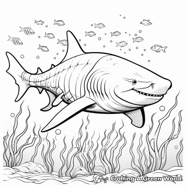 Tiger Shark Coloring Pages - Free & Printable!